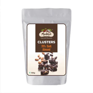 Clusters 70% Dark Almond – Moddy's Confectionery Pvt. Ltd