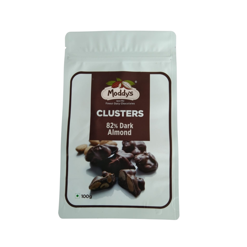 Clusters 82% Dark Almond – Moddy's Confectionery Pvt. Ltd